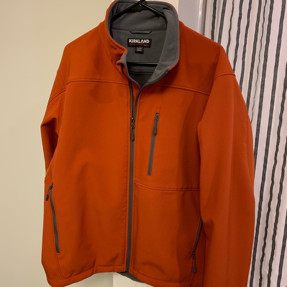 Kirkland Signature | Jackets & Coats | Softshell Burnt Orange Jacket ...